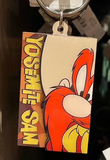 WARNER BROS STUDIO Tour Looney Tunes Yosemite Sam Acrylic Keychain New ...