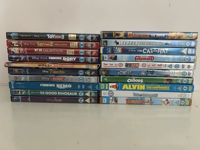 20X CHILDREN'S KIDS DVD Bundle Job Lot Disney Dreamworks Animation $23. ...
