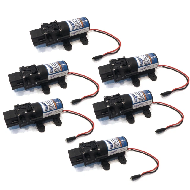 (6 PACK) EVERFLO 1.0 GPM, 12V, Diaphragm Pump EF1000, EF1000-BOX ...