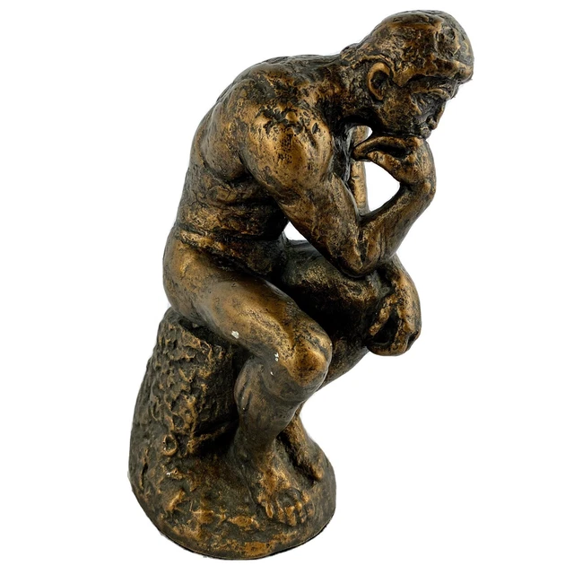 VINTAGE 1971 AUSTIN Prod. The Thinker Le Penseur by Auguste Rodin ...