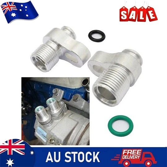 EASY TO USE AC Compressor Adapter Fittings Swap For 10S17F & 10 0F LS ...