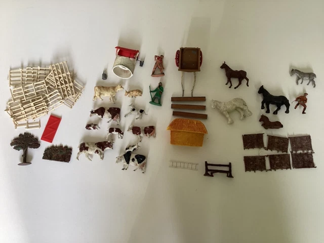 VINTAGE 1950S/60S BRITAINS/F.G. Taylor Farm Animals & Farm Accessories ...