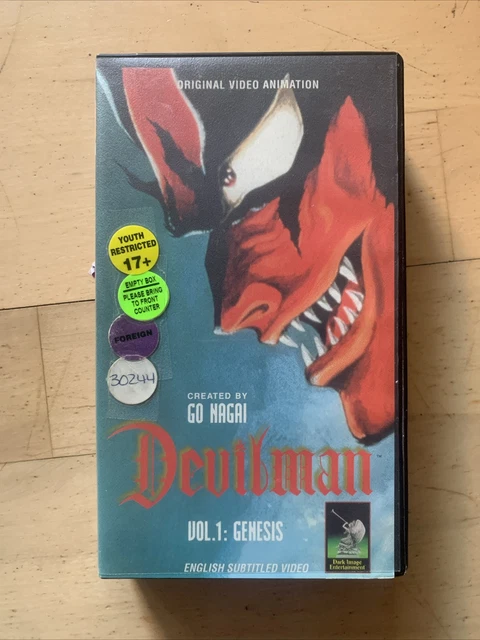 DEVILMAN V. 1: The Birth of Devilman (VHS, 1993) *Tested* £23.22 ...