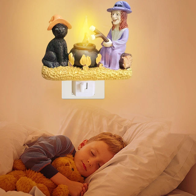 GHOST CAMPFIRE FLICKERING Night Lights Scary 3D LED Faux Campfire Night ...