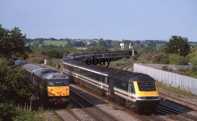 35MM SLIDE- GWR HST Class 43. 43146 & 43170 @ Westbury £2.75 - PicClick UK