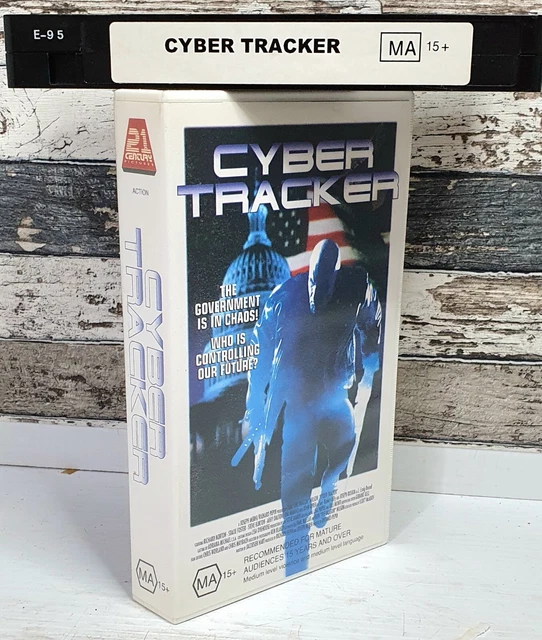 CYBER TRACKER SCI-FI VHS -Your Gateway to Futuristic Thrills 1993 White ...