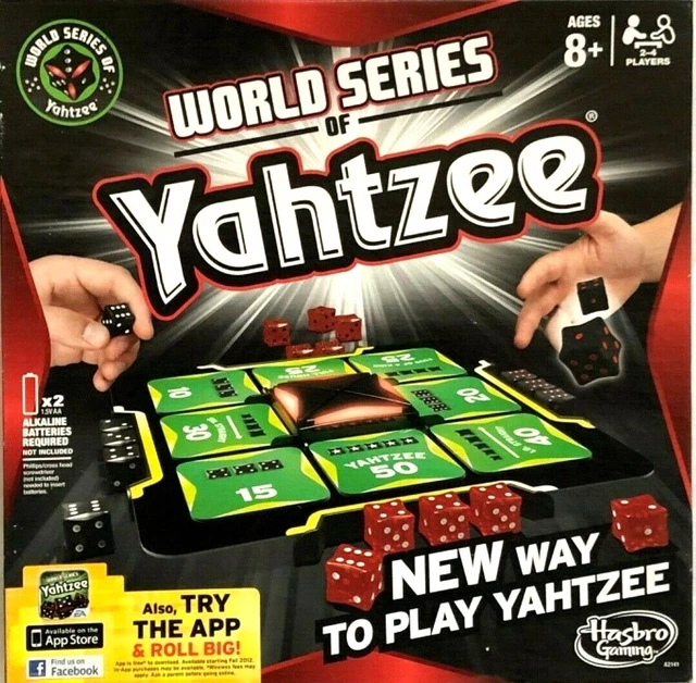 YAHTZEE WORLD SERIES Game Replacement Parts Die Cards Electronic Unit ...