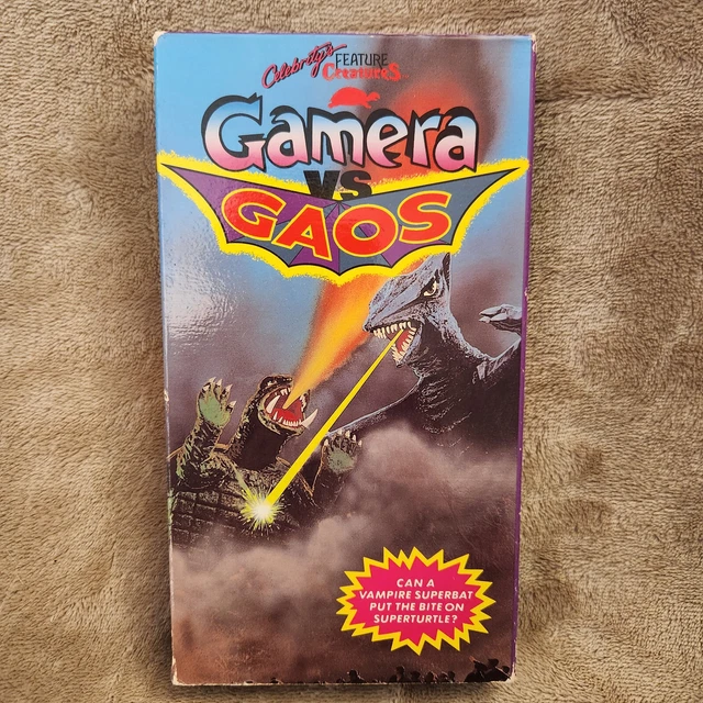 GAMERA VS. GAOS VHS Kaiju Monster 1967 VAMPIRE SUPERBAT! - Qwik Ship! £13.64 - PicClick UK