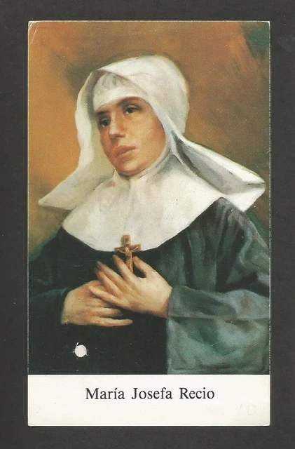 ANDACHTSBILD MIT RELIQUIE ** St. Maria Josefa Recio ** Relic EUR 9,99 ...