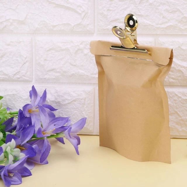 5 PCS LETTER Grip Clips Stainless Steel Paper File Binder Clip Bag $16. ...