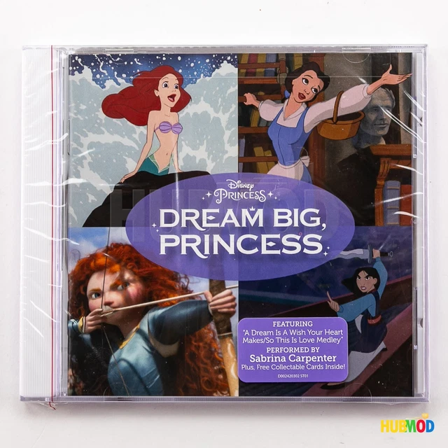 DISNEY PRINCESS: DREAM Big Princess CD 2016 Soundtrack Songs Walt ...