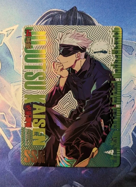 GOJO SATORU SSR - Jujutsu Kaisen CCG TCG - Holo Foil Super Rare Card ...