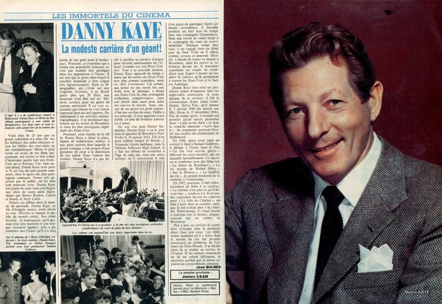 COUPURE DE PRESSE Clipping 1986 Danny Kaye (4 pages) EUR 5,00 - PicClick FR
