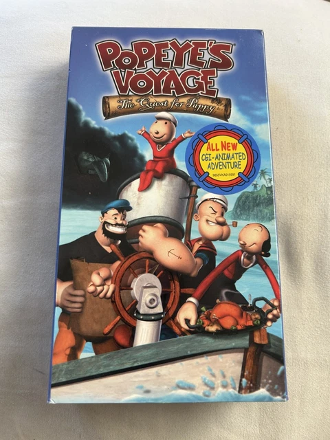 POPEYE'S VOYAGE THE Quest for Pappy VHS 2004 CGI Animated Adventure ...
