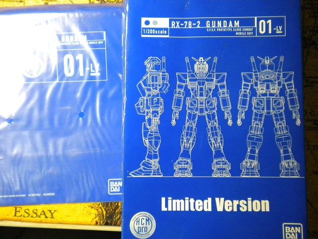 GUNDAM HCM-PRO 01-LV Rx-78-2 Gundam Limited Version 1/200 Scale Bandai ...