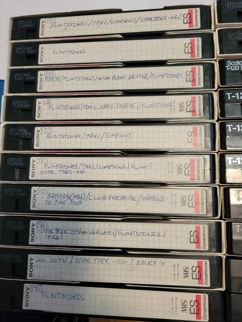 20 VHS LOT Home Video Recordings Used Tapes SCTV etc Calgary 90s ? US2 ...