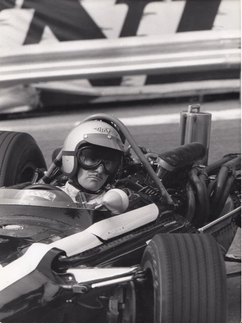 PHOTO PRESSE ORIGINALE Dppi Lucien Bianchi Cooper Brm T86 1968 Monaco ...