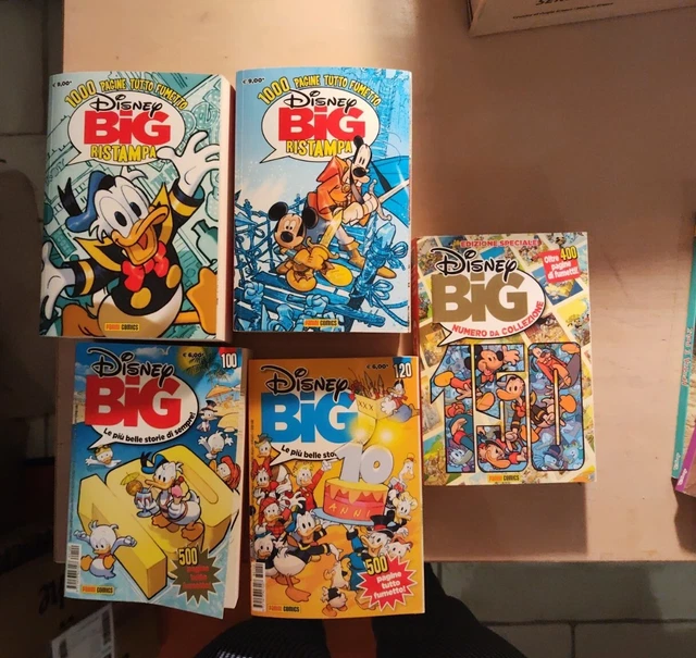 LOTTO 5 FUMETTI big disney Con numeri speciali EUR 39,90 - PicClick IT
