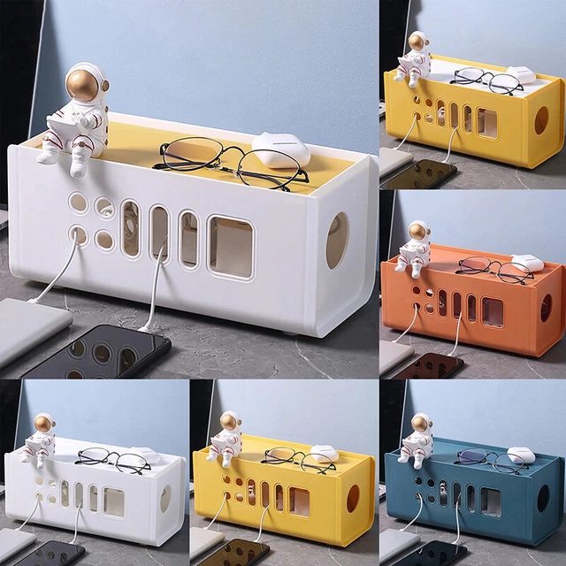 CABLE STORAGE BOX Power Board Wire Management Socket Strip Wire Case ...
