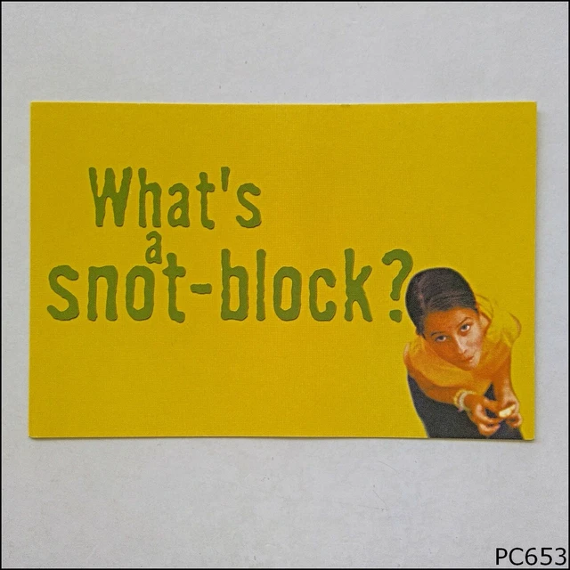 AVANT CARD #6635 Australian Word Map Snot-Block 2002 Postcard (A) (P653 ...