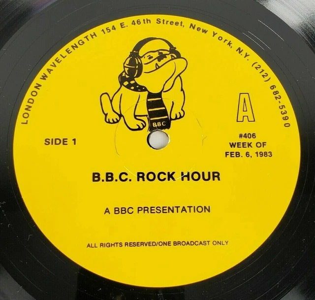 RIC OCASEK THE Cars BBC B.B.C. Rock Hour LP #406 version A 6 février ...