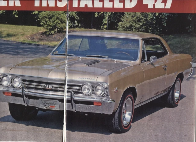 1967 CHEVROLET CHEVELLE SS 427 HARDTOP 3 PG COLOR Article £5.34 ...