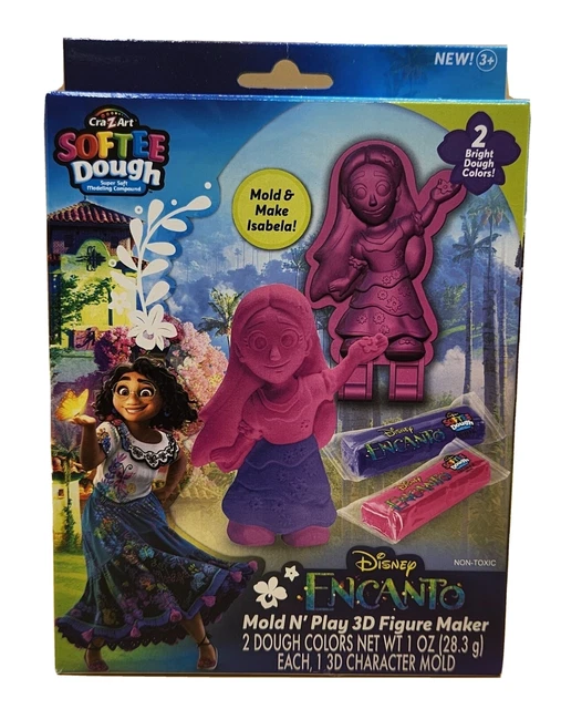 CRA Z ART Softee Dough Encanto Isabela Mold N Make 3D Figure Disney NEW ...