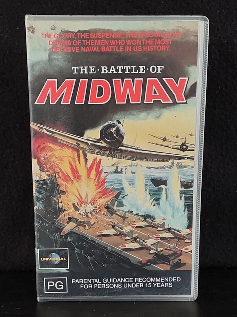 THE BATTLE OF Midway Vhs War Movie Good Condition Pal $10.00 - PicClick AU