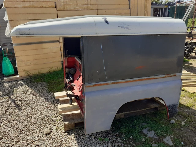 LAND ROVER DEFENDER 90 Rear Back Body Tub with van Sides Roof and Rear ...