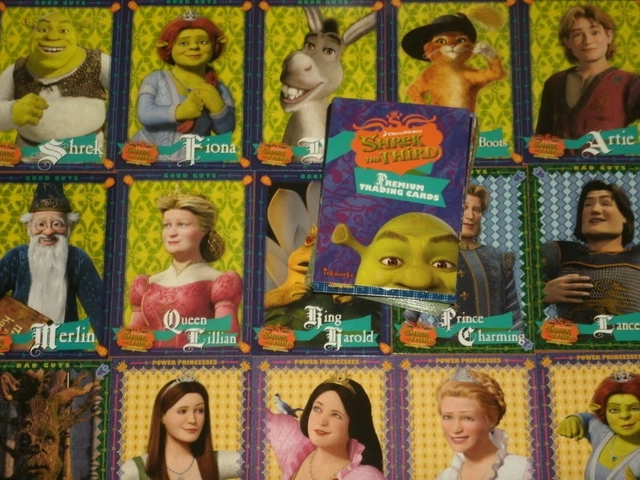 SHREK THE THIRD Complete Base Set Of 72 Trading Cards Cards Inkworks ...