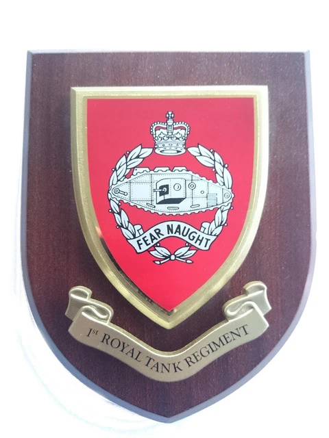 1ST RTR ROYAL Tank Regiment Military Wall Plaque UK Made for MOD EUR 30 ...