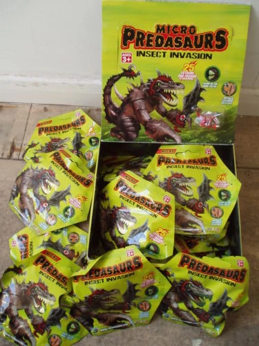 PREDASAURS DNA FUSION DINOSAURS MICRO INSECT INVASION Blind Bags Box of ...