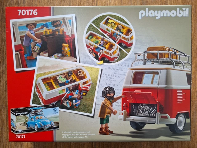 PLAYMOBIL 70176 VOLKSWAGEN T1 van camping bus combi VW EUR 64,99 - PicClick FR
