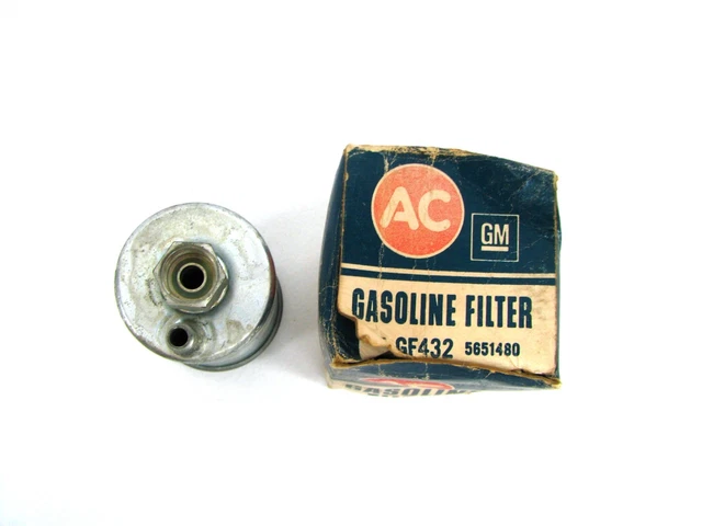 NOS GM AC Gas Fuel Filter GF 432 Chevy Cars 1967-70 5651480 vtg Camaro ...
