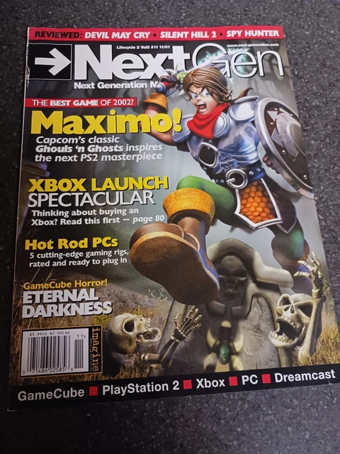 VINTAGE NEXT GENERATION NextGen Magazine November 2001 Maximo Video ...