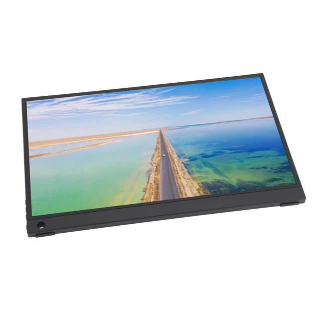 15.6 INCH PORTABLE Monitor IPS Ultra Slim HDR Display Touchscreen USB ...