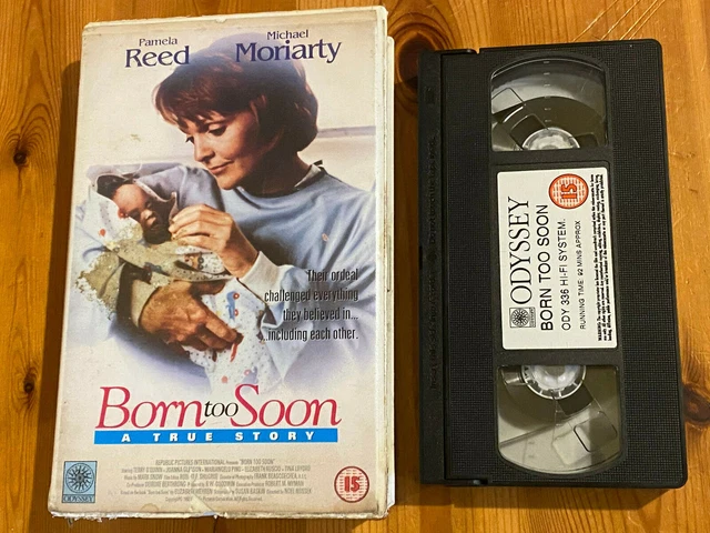 BIG CASE VHS Video Born too Soon - True Story Pamela Reed Ex rental £12 ...