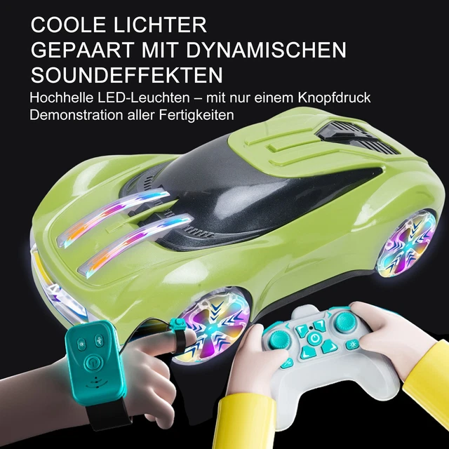 360° STUNT DRIFT RC Car With LED Lights For Kids Boys XPPD £25.00 ...