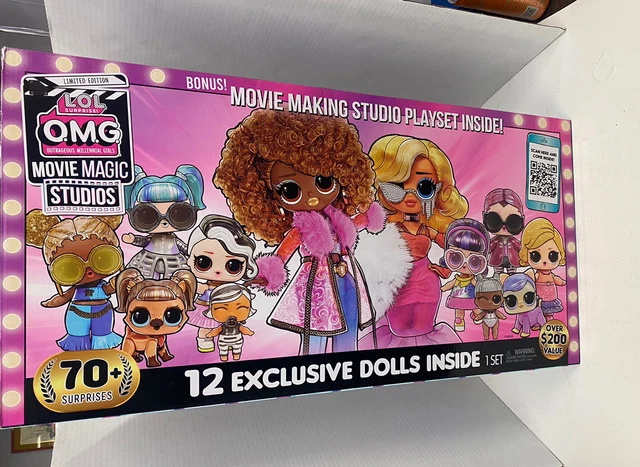 LOL SURPRISE OMG Movie Magic Studios with 70+ Surprises To Unbox + 12 ...