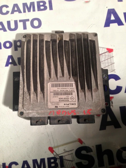 MOTORSTEUERGERÄT ECU RENAULT Modus Clio 3' Serie 1.5 DCI 2007 Code ...