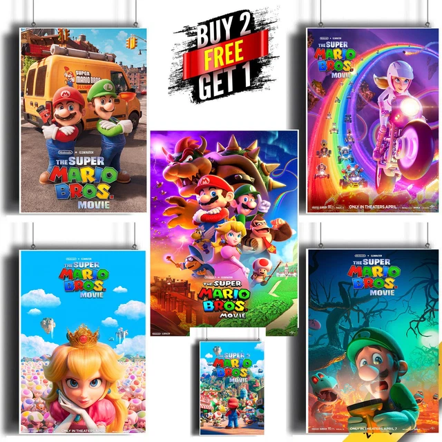THE SUPER MARIO Bros Movie Official Poster 2023 🍄🌈⭐️ EUR 9,90 - PicClick DE
