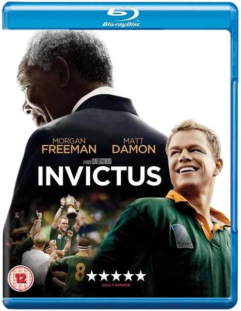 INVICTUS (BLU-RAY) MATT Damon Morgan Freeman Tony Kgoroge Patrick ...