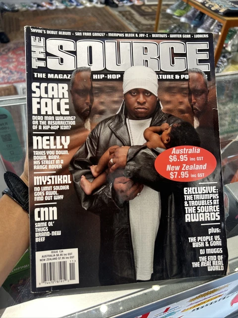 THE SOURCE MAGAZINE No: 134 'Scar Face, Nelly, Mystikal, CNN'- Magazine ...