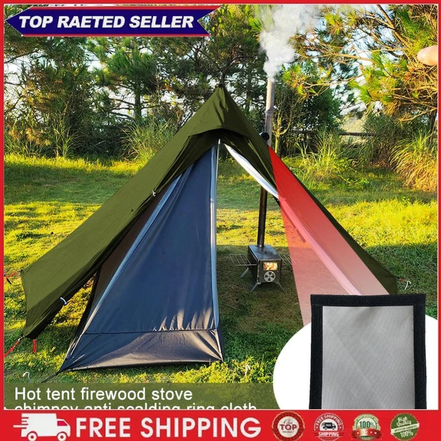 CHIMNEY PIPE VENT Welding Blanket Stove Jack Flame-Retardant Camping ...