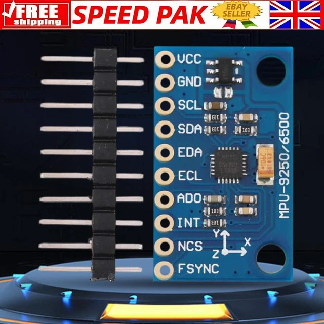 GYRO+ACCELERATOR+MAGNETOMETER SENSORY MODULE IIC/SPI Sensing Device 3 ...
