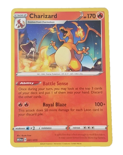 CHARIZARD 2025 MCDONALD’S Happy Meal Pokemon Promo Card 2025 english ...
