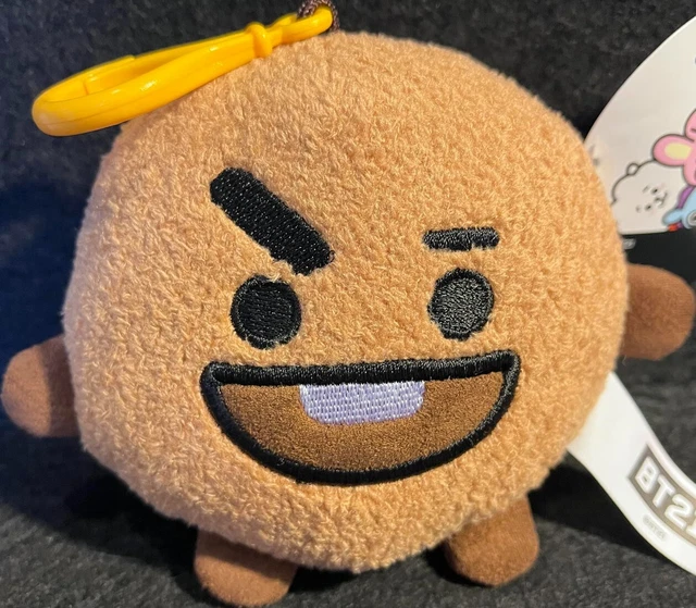 GUND SHOOKY 4” Plush BT21 Line Friends Stuffed Plush Toy Backpack Clip ...