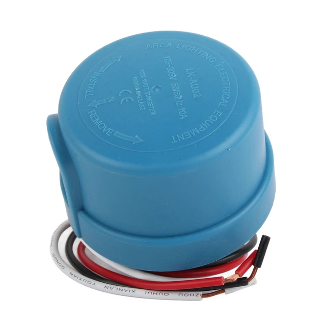 PHOTOCELL SENSOR AUTO Photoelectric Switch Light Controller Waterproof ...