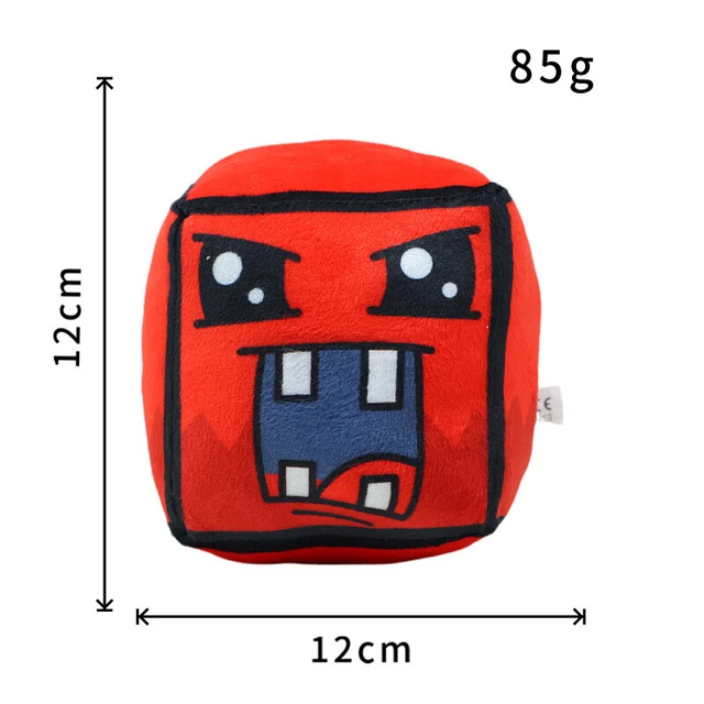 GEOMETRY DASH PLUSH Geometry Sprint Game Plush Toy Doll Pillow for Cute ...