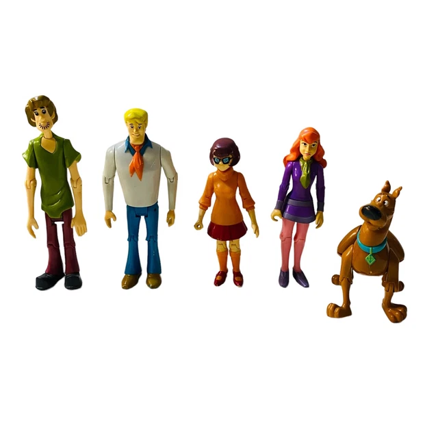 SCOOBY DOO FIGURES x5 Character Options Ltd Hanna Barbera Posable Limbs ...